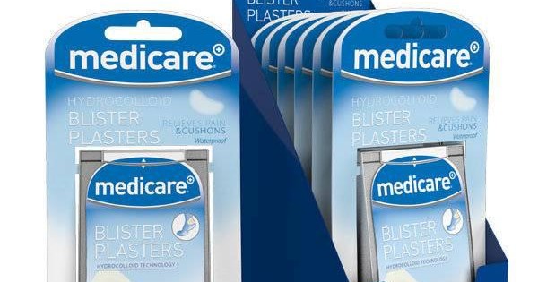 Medicare Hydrocolloid Extreme Blister Plaster 5 Per Box