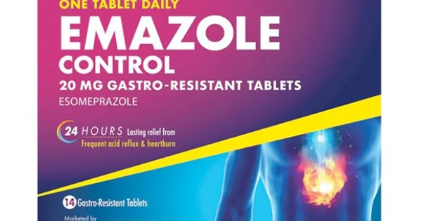 Emazole Control 20mg Gastro-resistant Tablets (28) – Fast Relief for ...