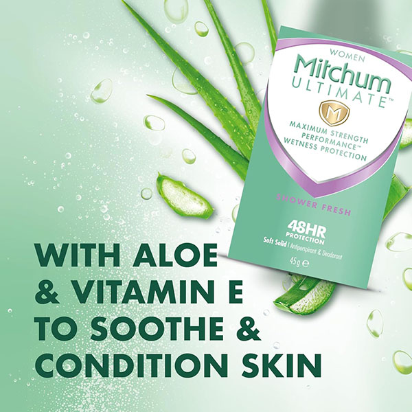 Mitchum Ultimate Shower Fresh Cream Deodorant 45g