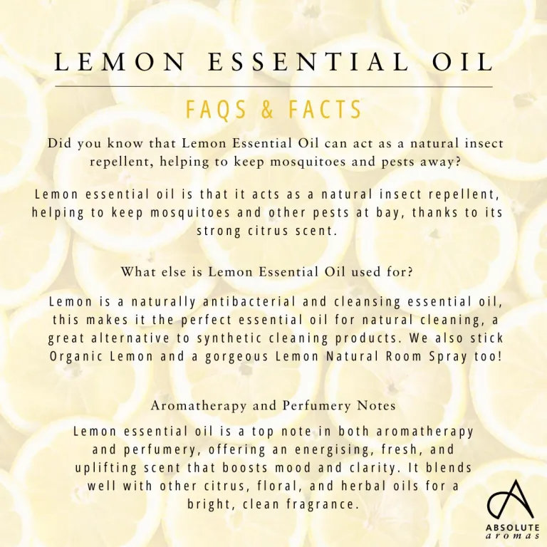 Absolute Aromas Lemon Essential Oil 10ml | Irish Pharmacy