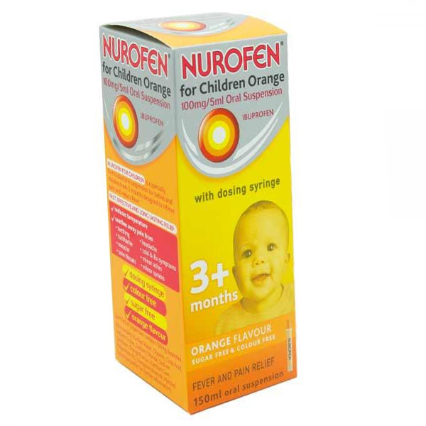 Nurofen For Children Oral Suspension | Relieves pain and fever in kids fast