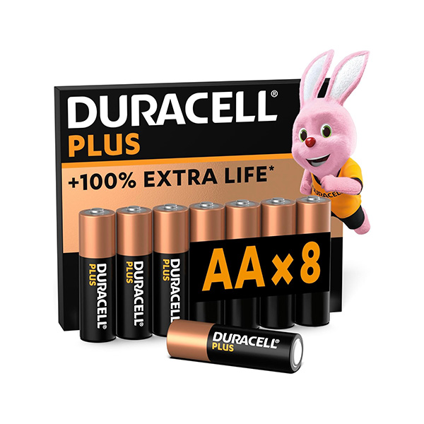 Duracell Plus AA Batteries (8 Pack) | Long-Lasting Alkaline