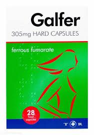Galfer Iron Tablets 305Mg 28 Capsules