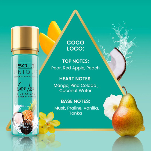 So Unique Coco Loco Body Mist