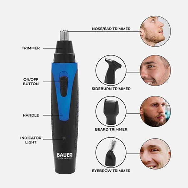 Bauer Multi Trim Rechargable Grooming Set