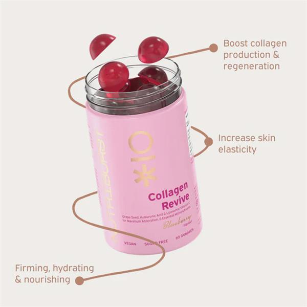 Nutriburst Advanced Collagen Revive Blueberry 60 Gummies