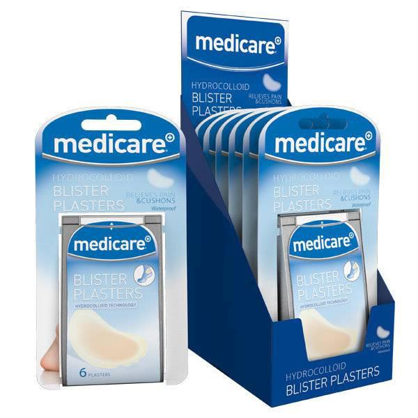 Medicare Hydrocolloid Extreme Blister Plaster 5 Per Box