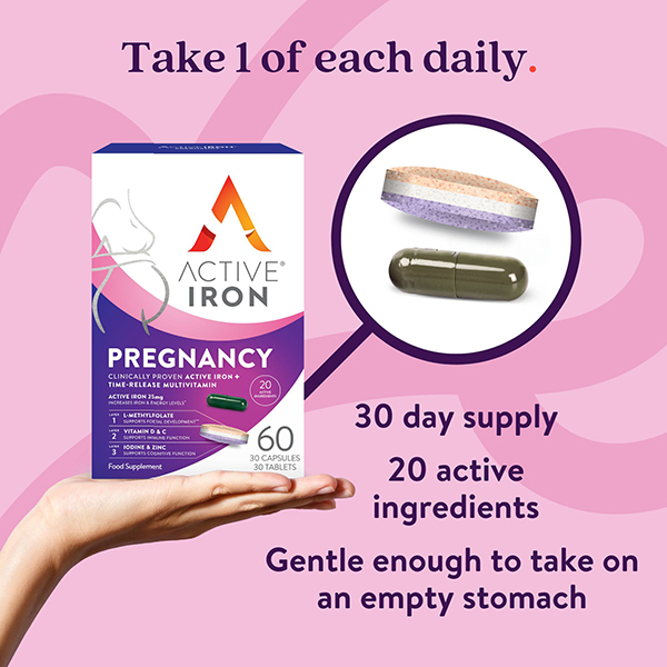 Active Iron Pregnancy Capsules | Gentle Iron for Pregnancy