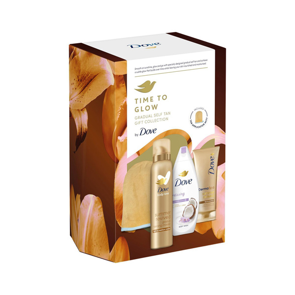Dove Time To Glow Gift Set 4 Piece | dPharmacy | Ireland