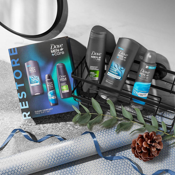 Dove Men Care Clean Comfort 2 Piece Gift Set | dPharmacy | Ireland