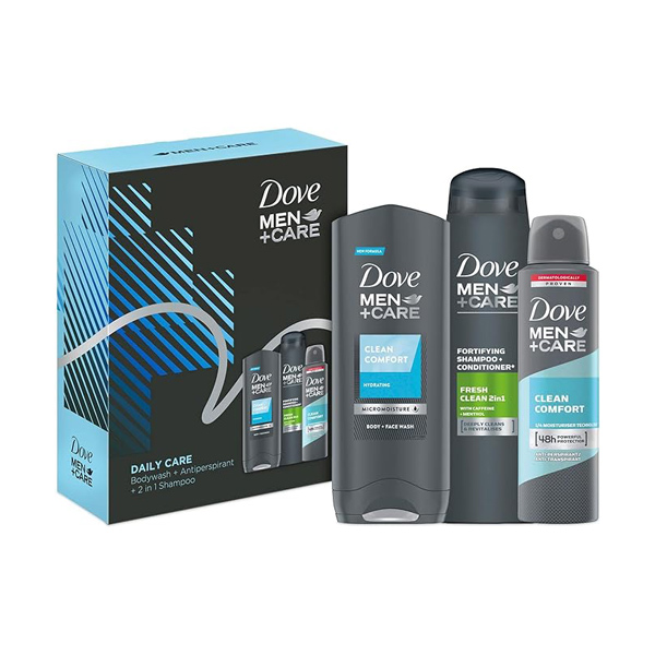 Dove Men Care Radiant Care Clean Comfort Trio Gift Set | dPharmacy ...